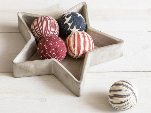 *Americana Fabric Ball Fillers - Creating Country Decor