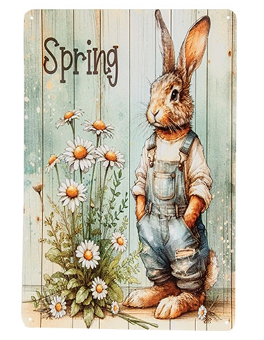 Spring Bunny with Daisies Sign - Creating Country Decor
