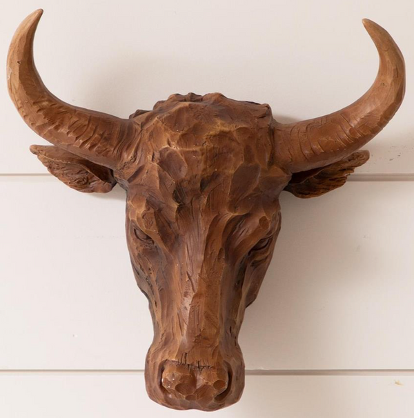 Rustic Bull Head Mount - Creating Country Decor