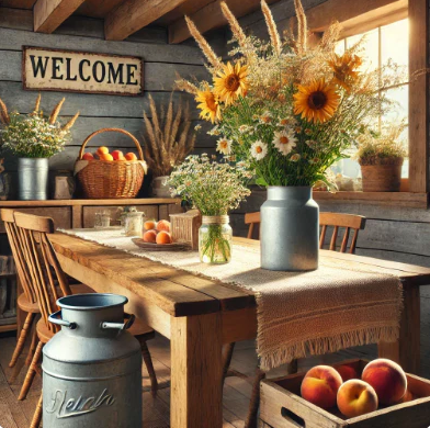 Creating Country Decor, country, rustic, farmhouse style home decor